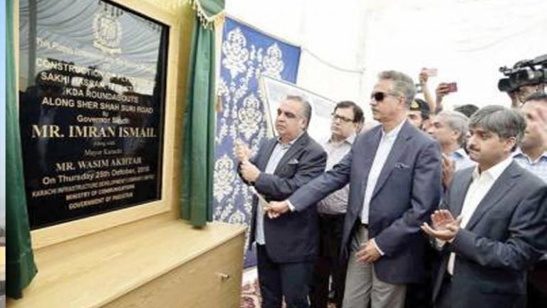 Governor Sindh, Mayor Karachi inaugurate three flyovers - Pakistan ...