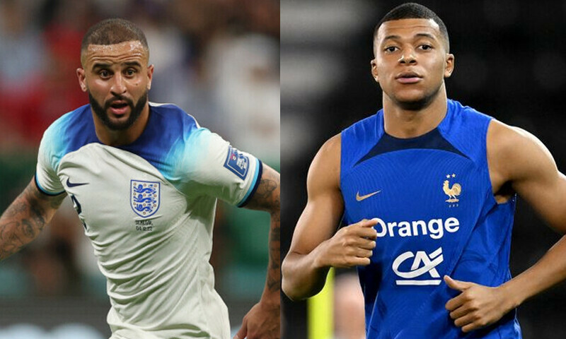 Mbappe v Walker is key battle in England, France tie - Sports - Aaj ...