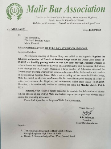 Sindh’s lawyers up in arms against female judge who unearthed Malir ...