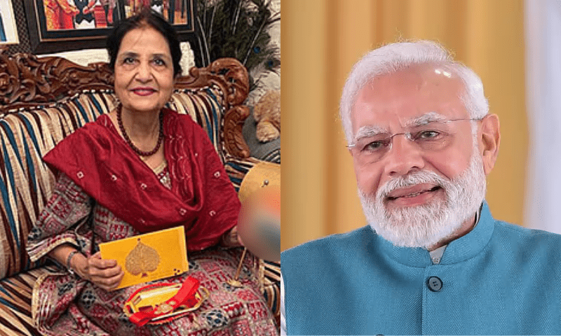 PM Modi’s Pakistani-origin sister to tie ‘rakhi’ on his wrist for 30th ...