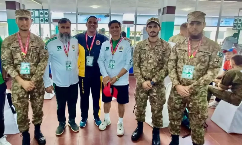 Pakistan armed forces tri services team win five medals at CISM ...