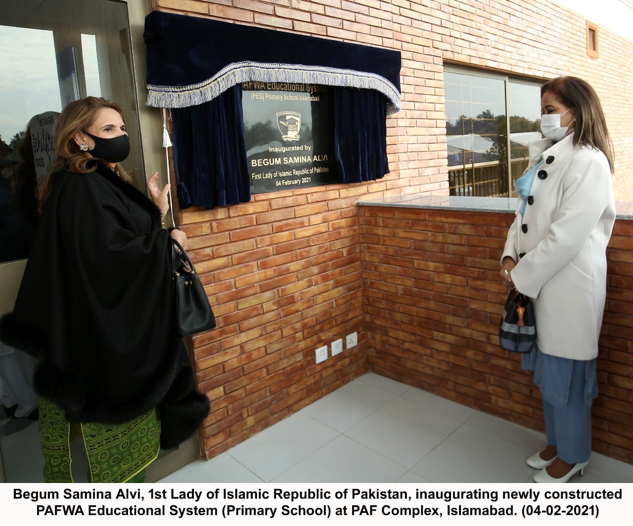 BEGUM SAMINA ALVI INAUGURATES PAFWA EDUCATIONAL SYSTEM (PES) PRIMARY ...